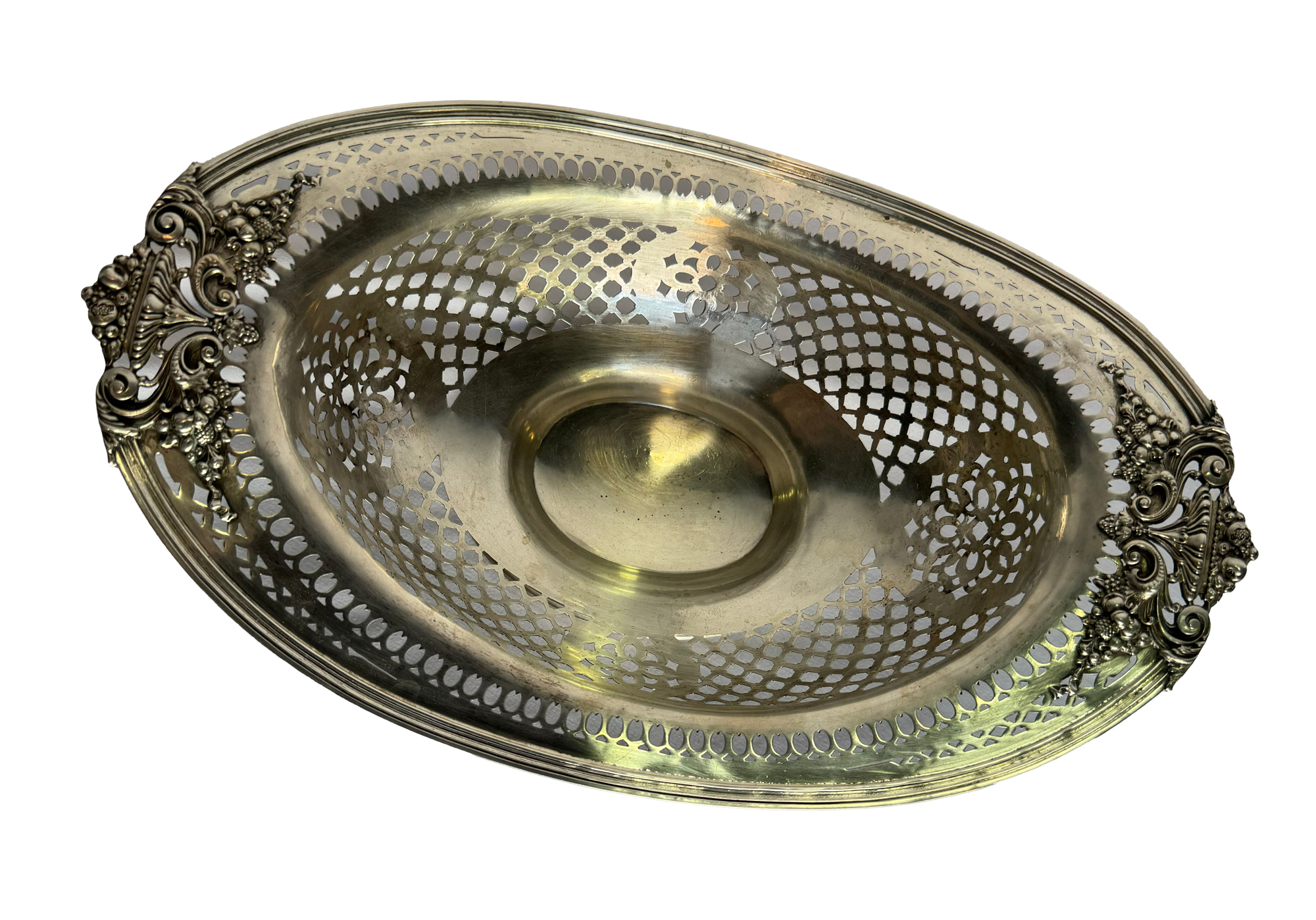 A Wonderful 19th Century Sterling Silver Fruit Bowl by bundle and ...